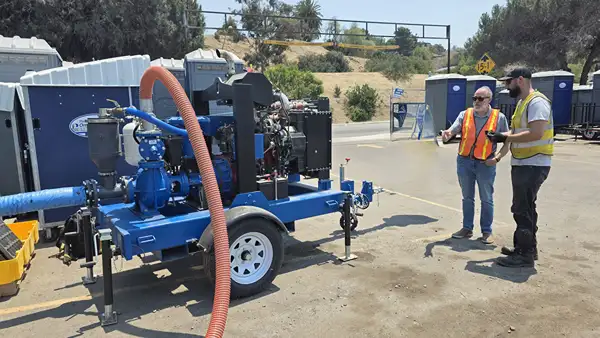 DSP-12000 12” Self-Priming Pump | Skid or Trailer Mount